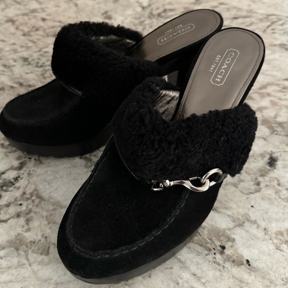 Coach | Shoes | Coach Chunky Heel Clog | Poshmark
